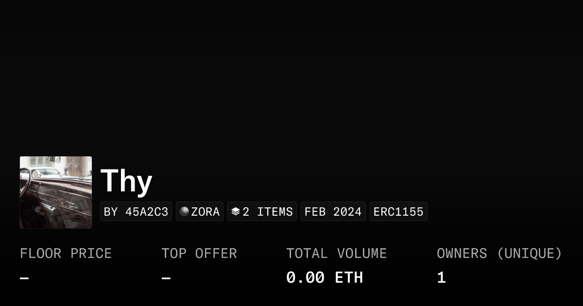 Thy - Collection | OpenSea