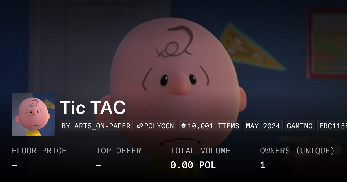 Tic TAC - Collection | OpenSea