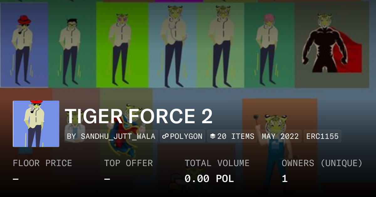 TIGER FORCE 2 - Collection | OpenSea