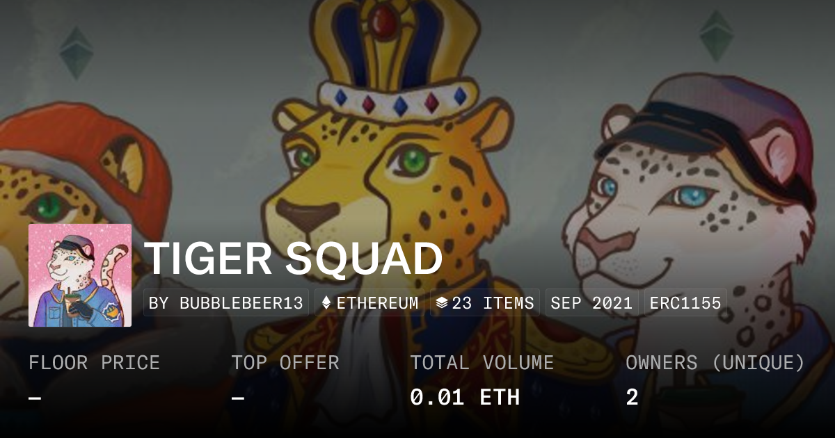 TIGER SQUAD - Collection | OpenSea