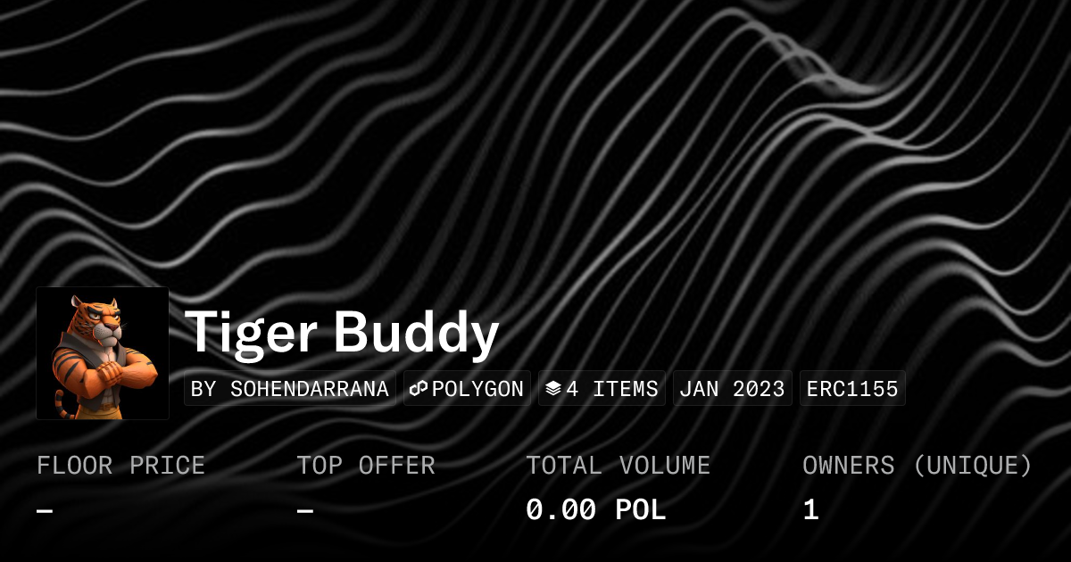 Tiger Buddy - Collection | OpenSea