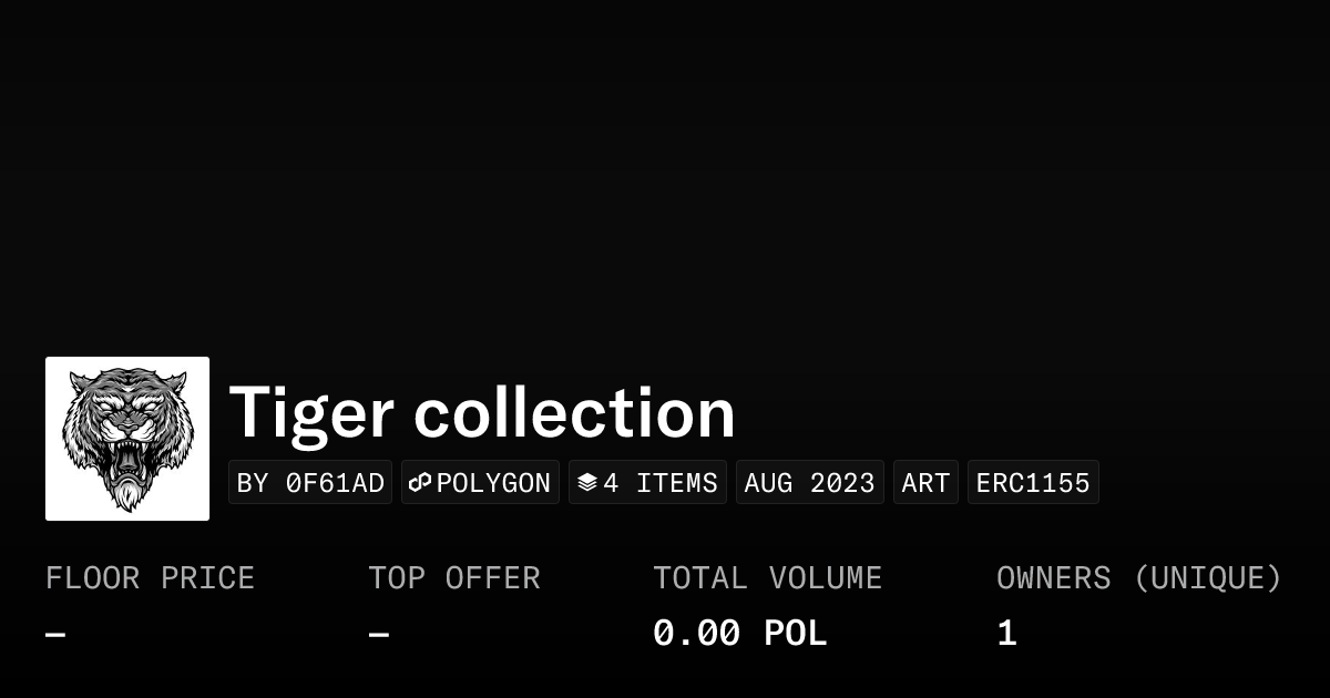 Tiger collection - Collection | OpenSea