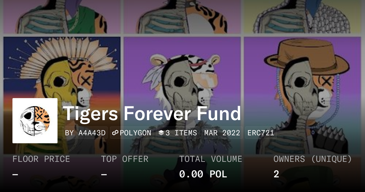 Tigers Forever Fund - Collection | OpenSea