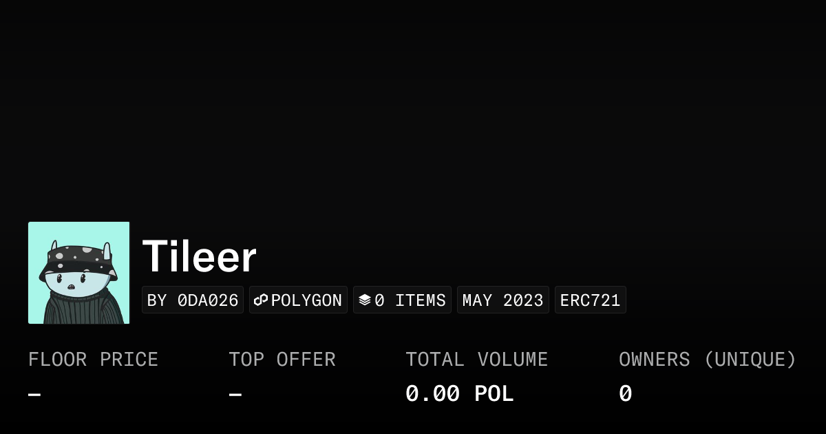 Tileer - Collection | OpenSea