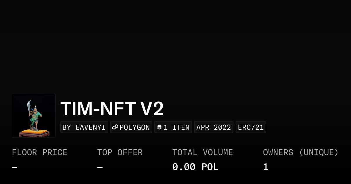 TIM-NFT V2 - Collection | OpenSea