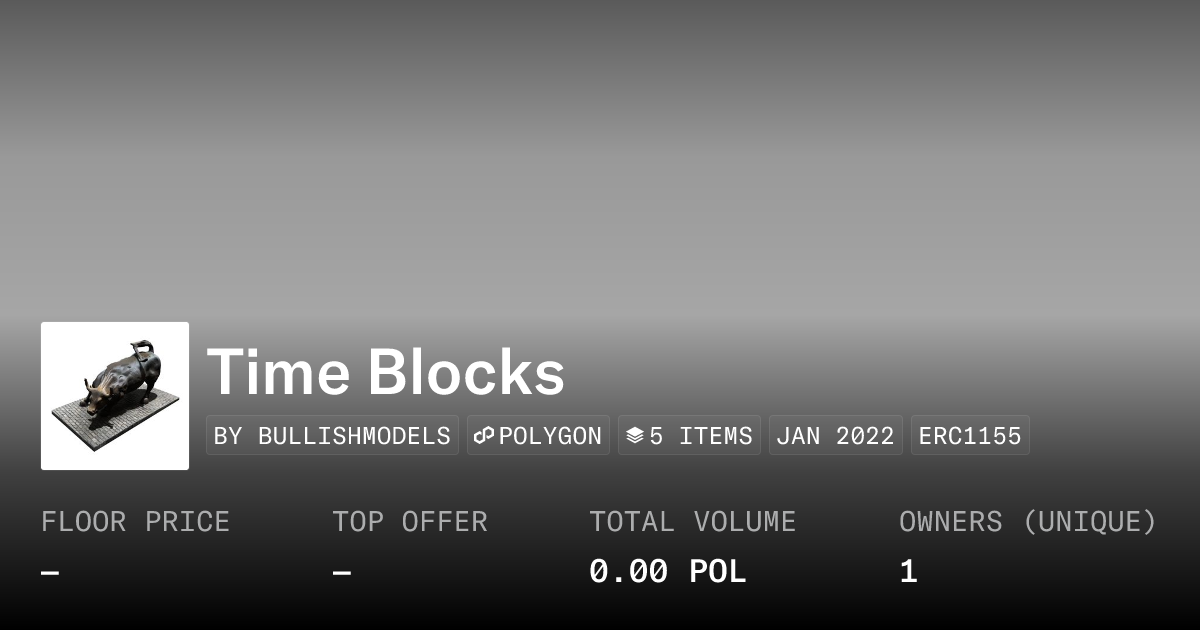 Time Blocks - Collection | OpenSea