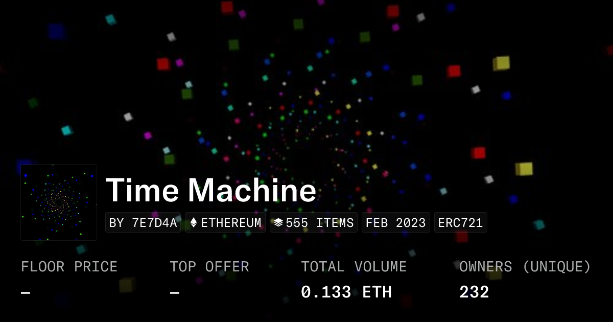 Time Machine - Collection | OpenSea