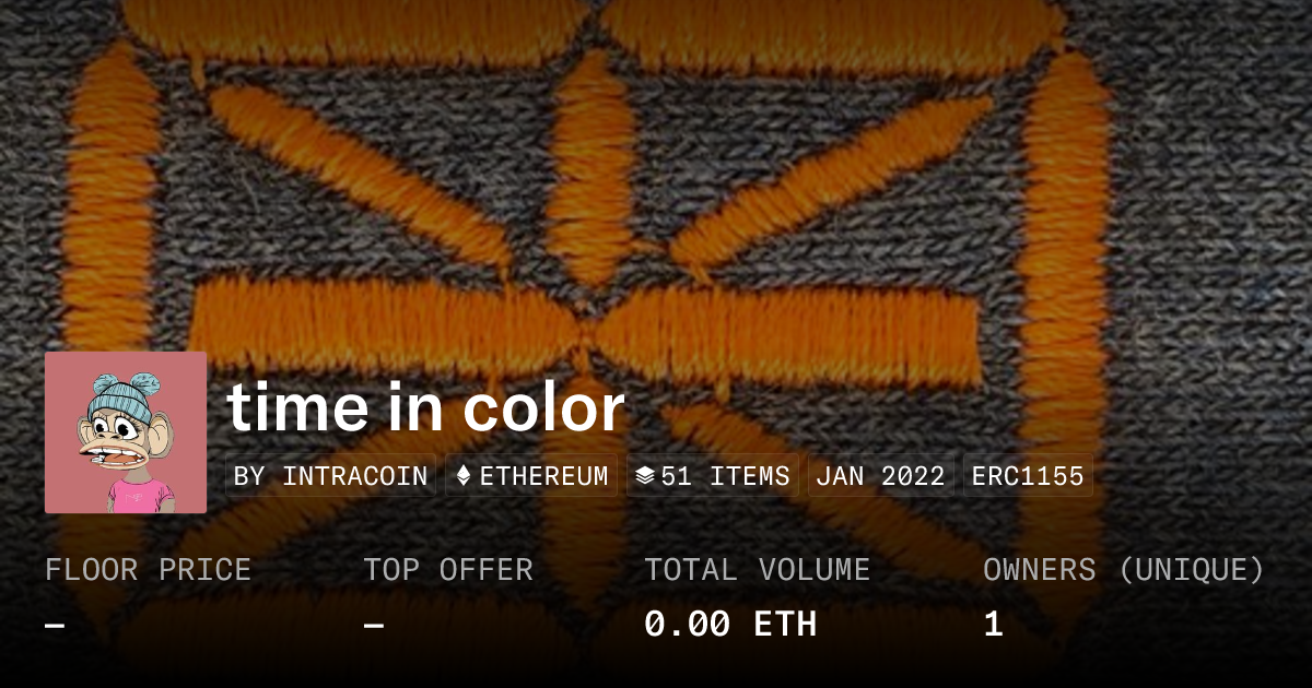 time in color - Collection | OpenSea