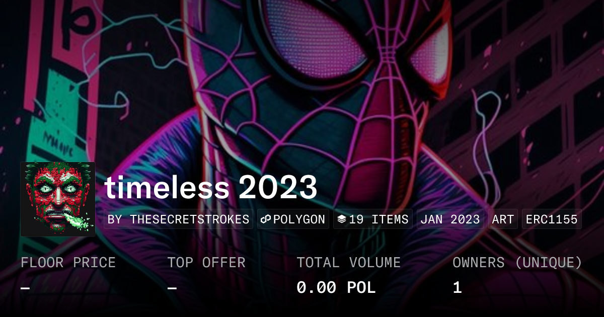 timeless 2023 - Collection | OpenSea