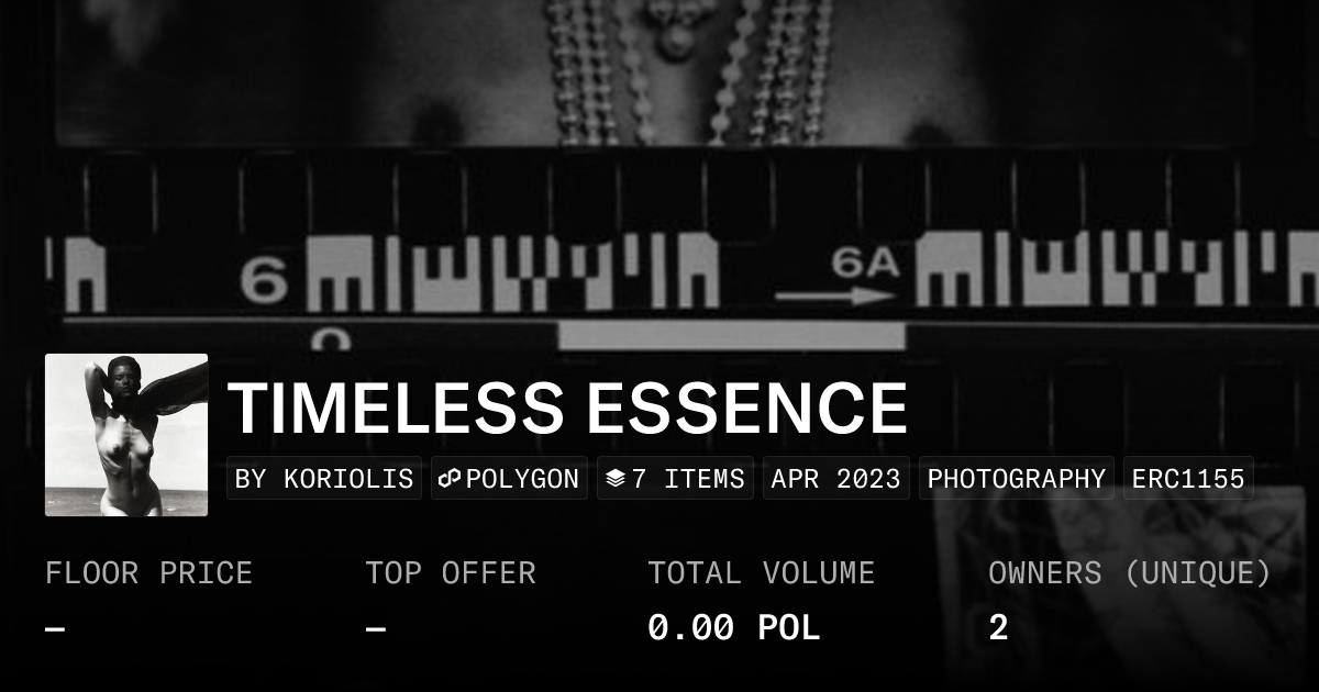 TIMELESS ESSENCE - Collection | OpenSea