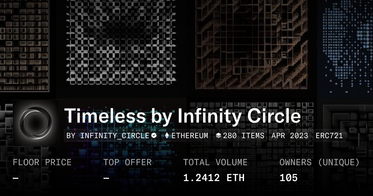 Timeless by Infinity Circle - Collection | OpenSea