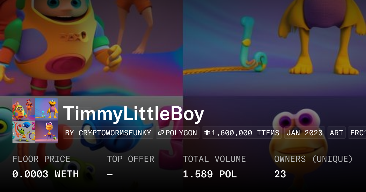 TimmyLittleBoy - Collection | OpenSea