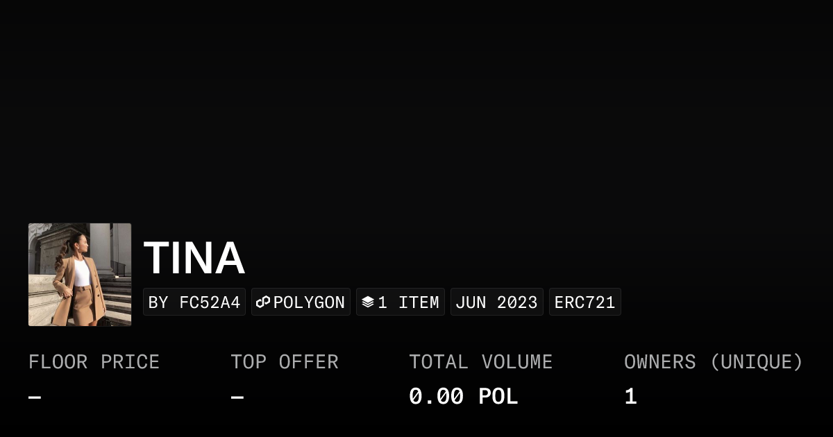 TINA - Collection | OpenSea