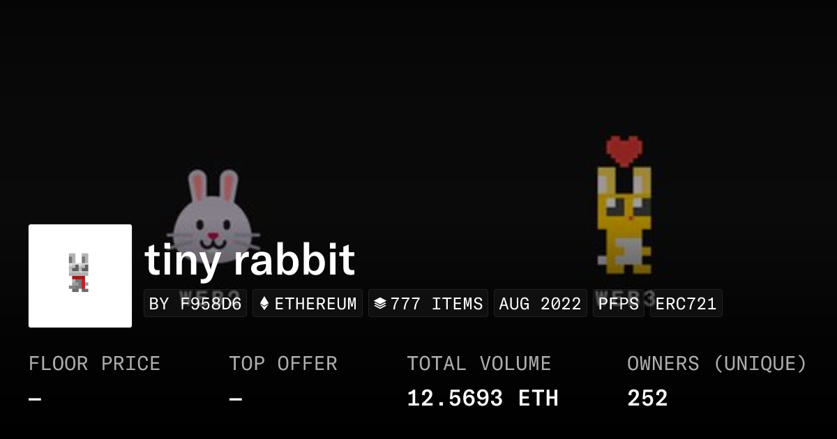 tiny rabbit - Collection | OpenSea