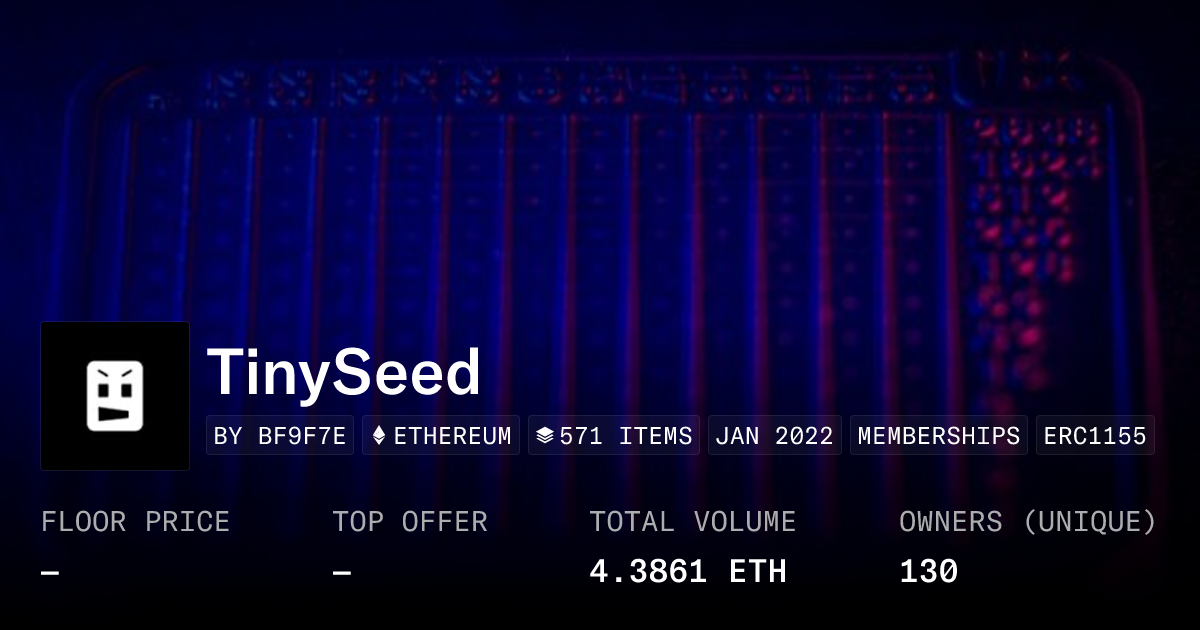 TinySeed - Collection | OpenSea