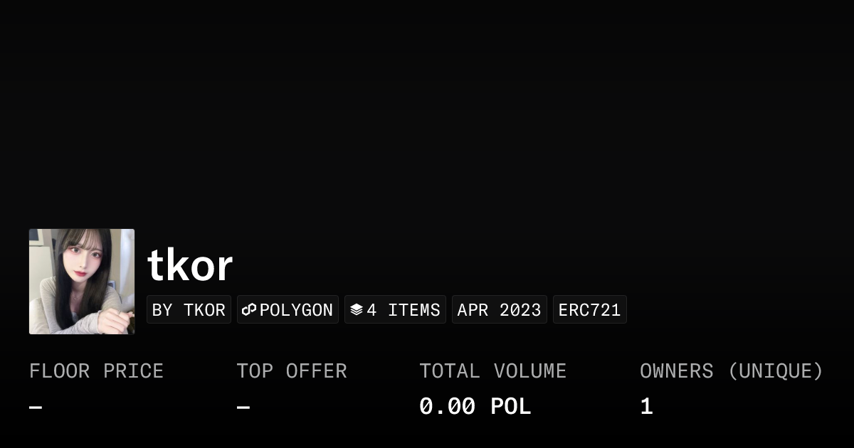 tkor - Collection | OpenSea