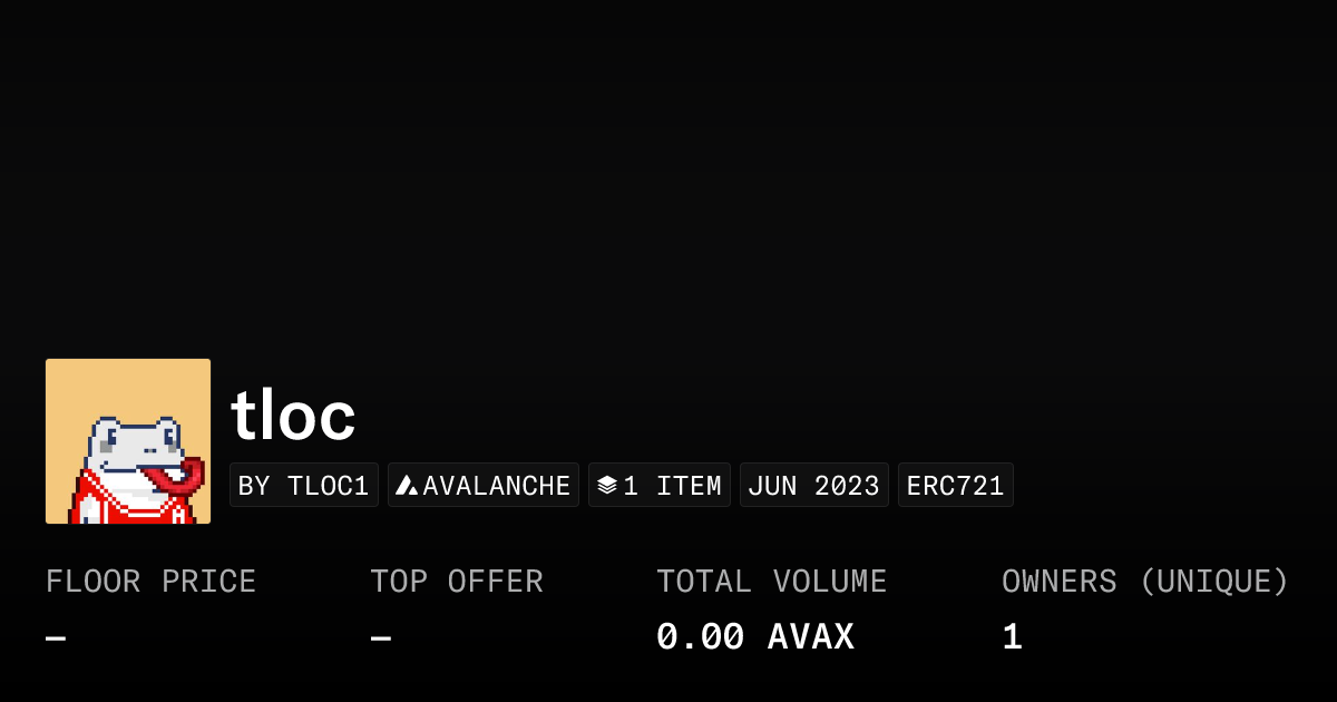 tloc - Collection | OpenSea