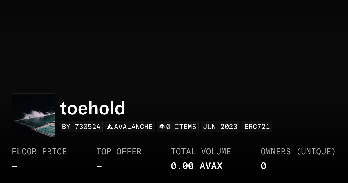 toehold - Collection | OpenSea