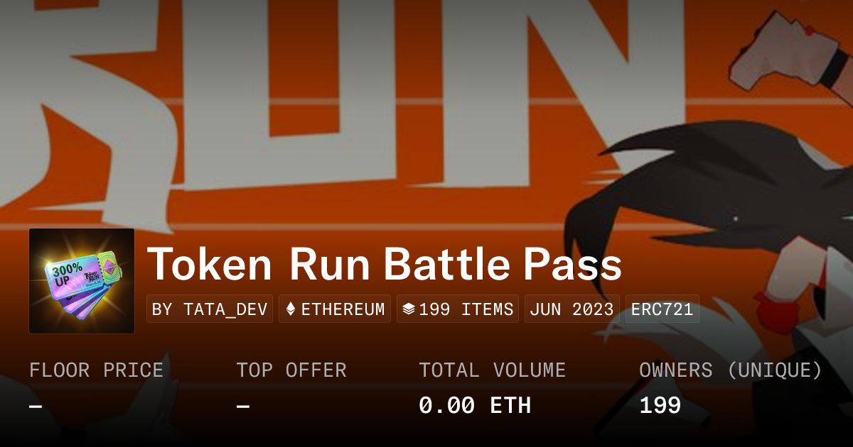 Token Run Battle Pass - Collection | OpenSea