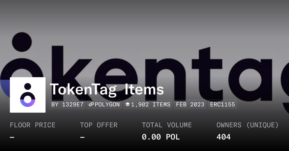 TokenTag Items - Collection | OpenSea