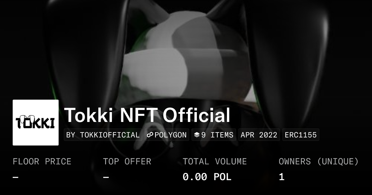 Tokki NFT Official - Collection | OpenSea