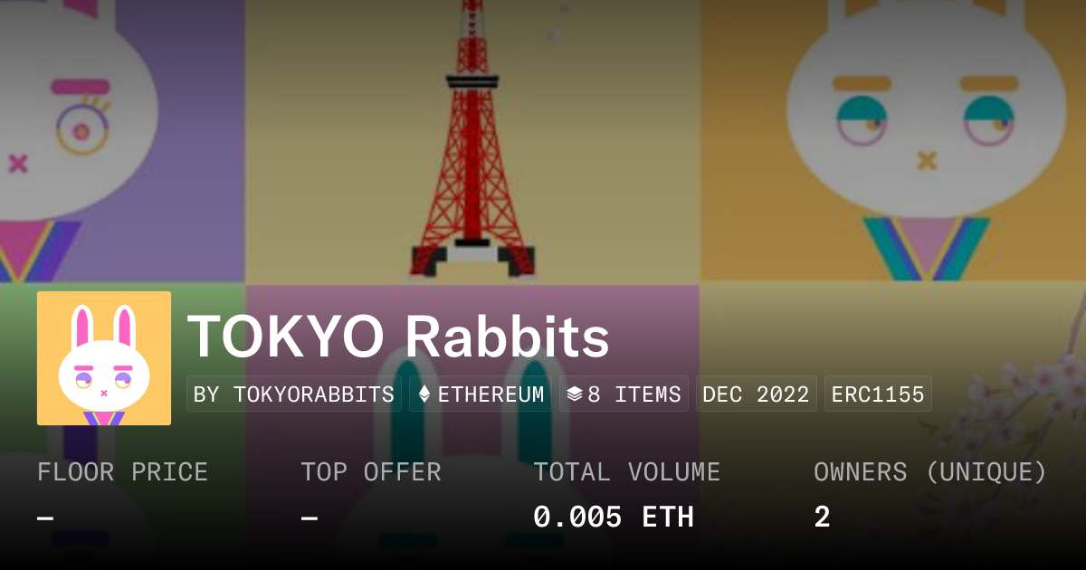 TOKYO Rabbits - Collection | OpenSea