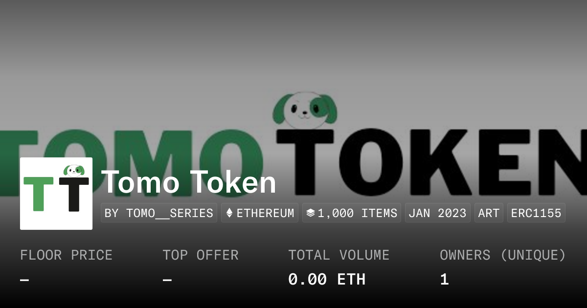 Tomo Token - Collection | OpenSea
