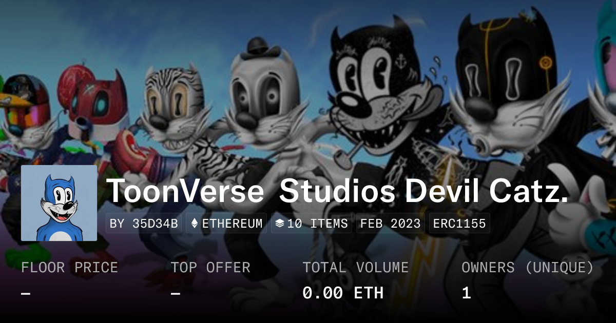 ToonVerse Studios Devil Catz. - Collection | OpenSea