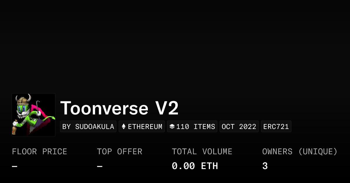 Toonverse V2 - Collection | OpenSea