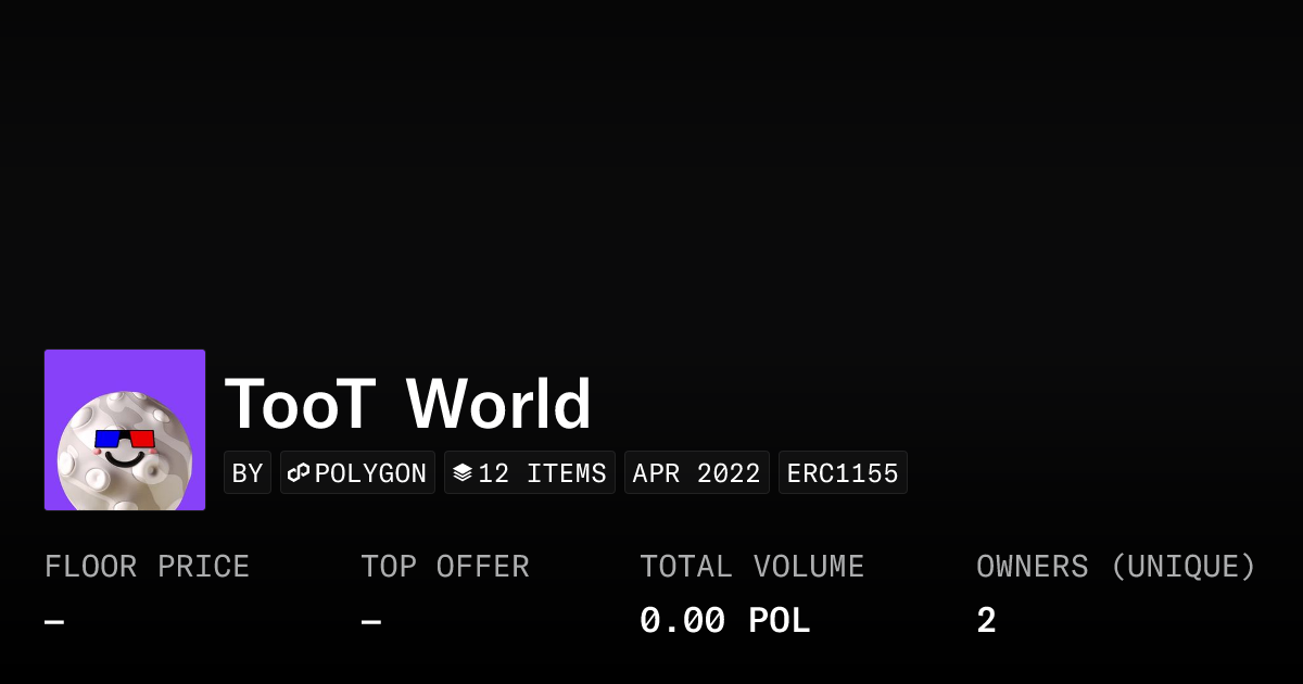 TooT World - Collection | OpenSea