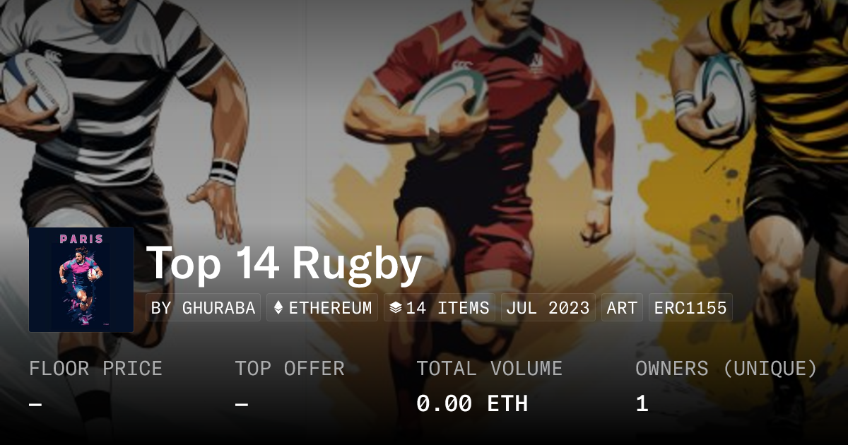 Top 14 Rugby - Collection | OpenSea