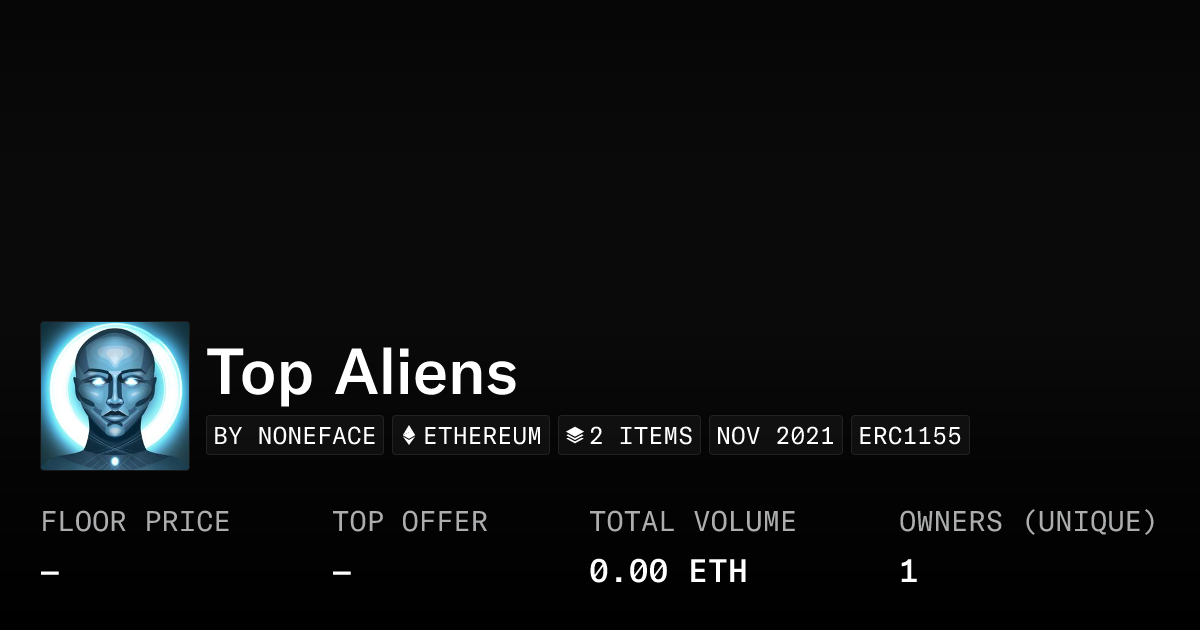 Top Aliens - Collection | OpenSea