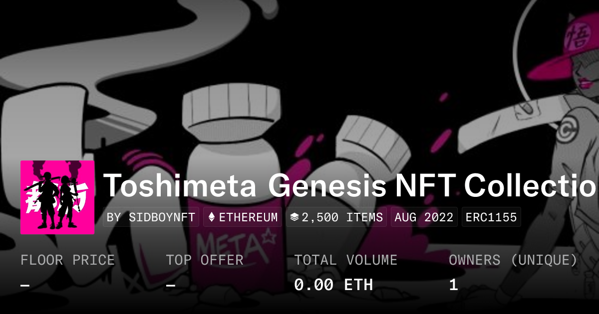 Toshimeta Genesis NFT Collection - Collection | OpenSea