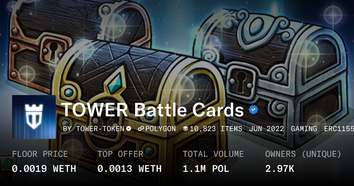 TOWER Battle Cards - Collection | OpenSea