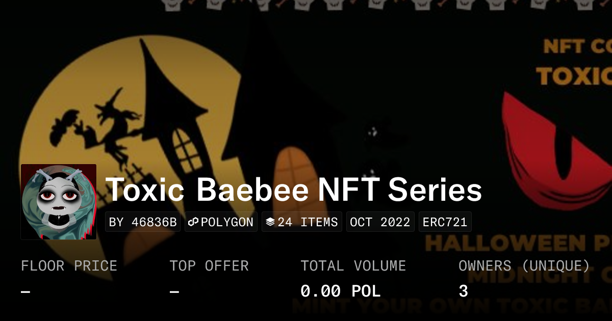 Toxic Baebee NFT Series - Collection | OpenSea