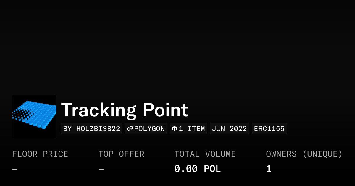 Tracking Point - Collection | OpenSea