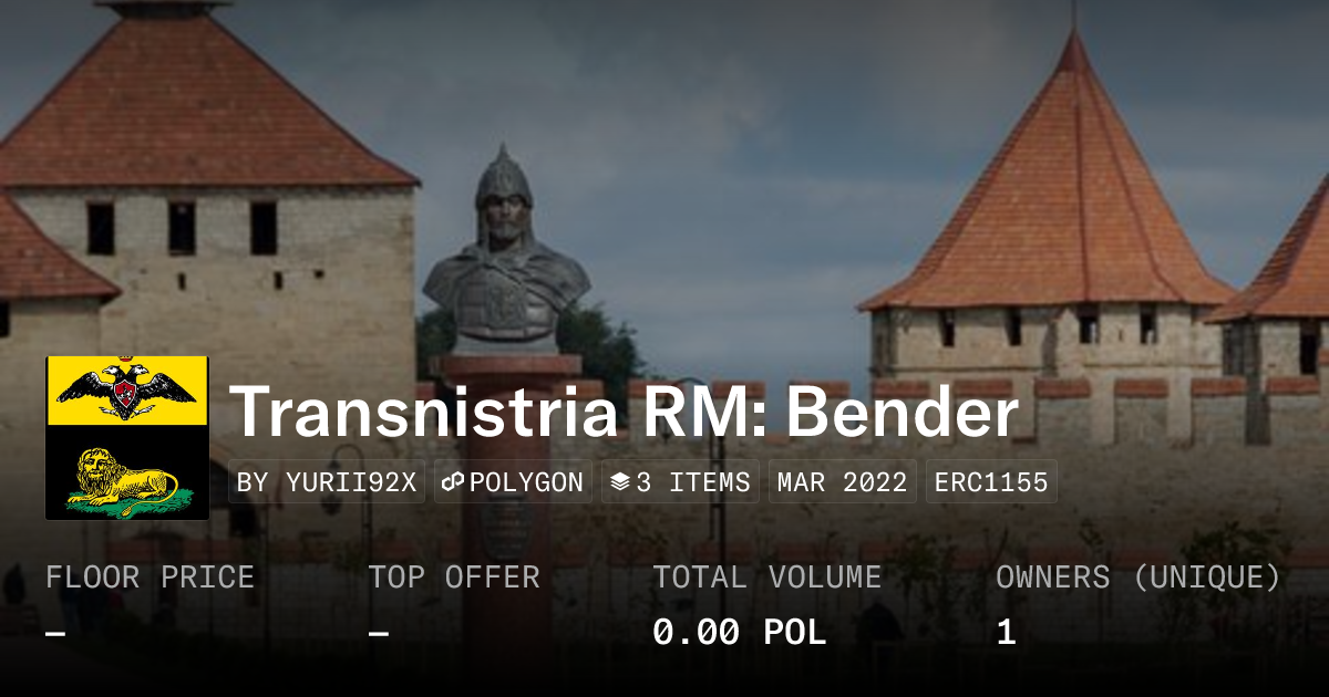 Transnistria RM: Bender - Collection | OpenSea