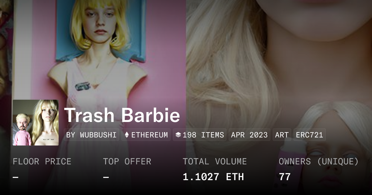 Trash Barbie - Collection | OpenSea