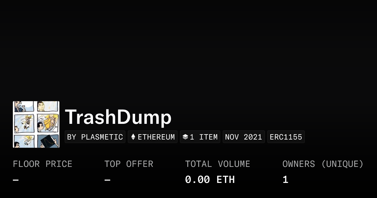 TrashDump - Collection | OpenSea