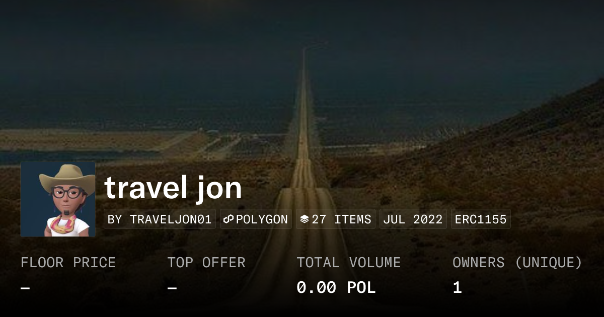 travel jon - Collection | OpenSea
