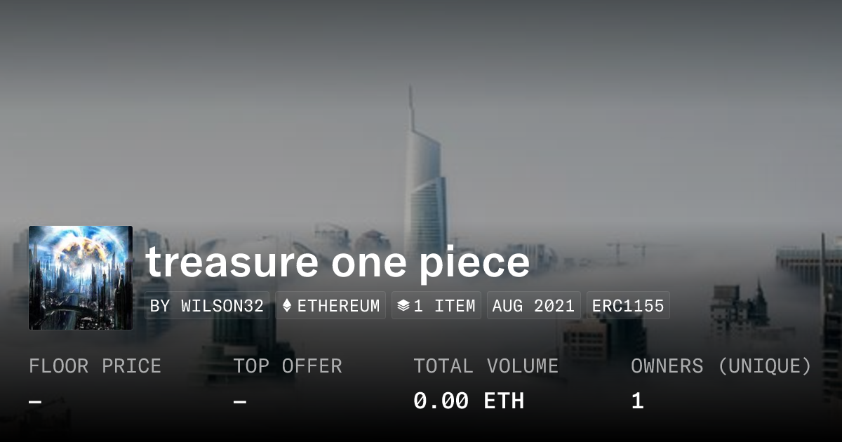 treasure one piece - Collection | OpenSea