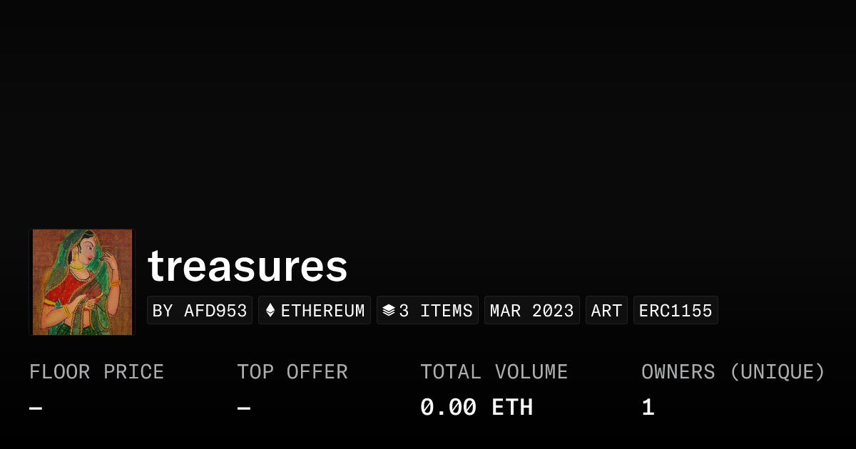 treasures - Collection | OpenSea