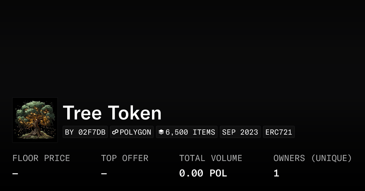 Tree Token - Collection | OpenSea