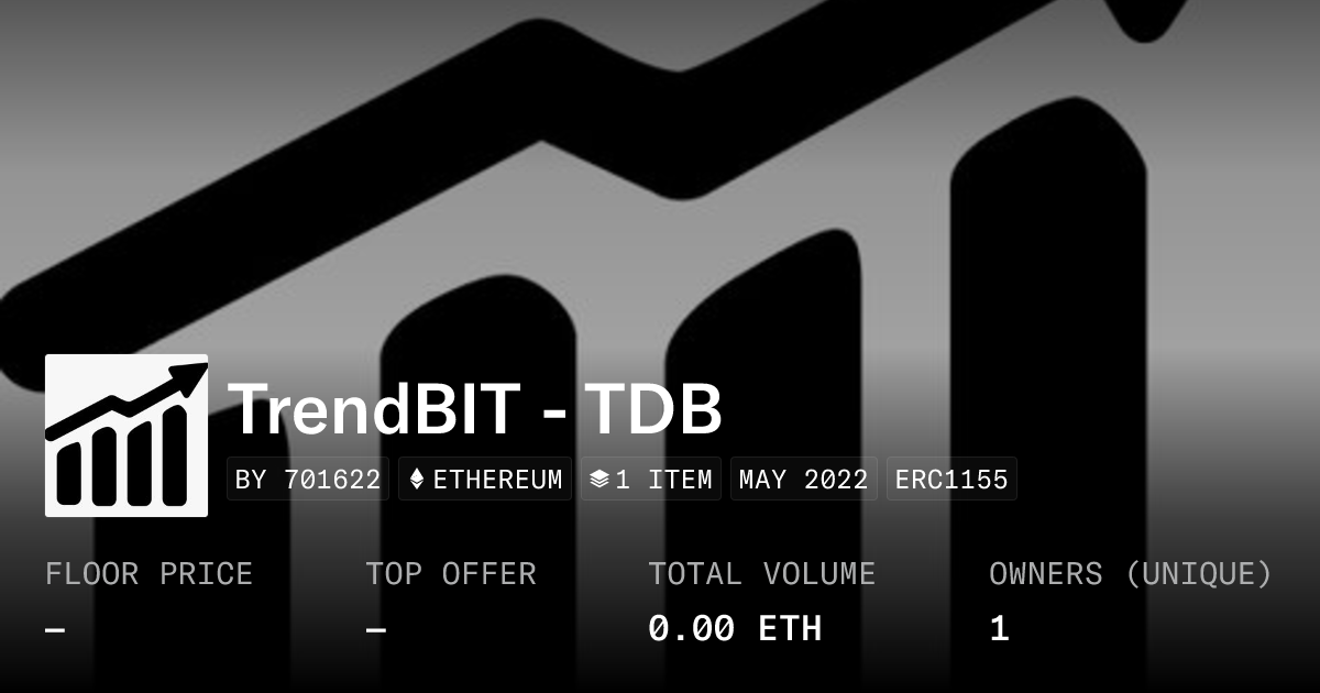 TrendBIT - TDB - Collection | OpenSea