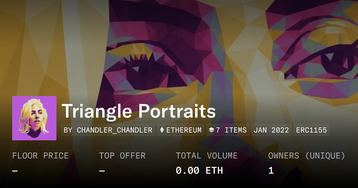 Triangle Portraits - Collection | OpenSea