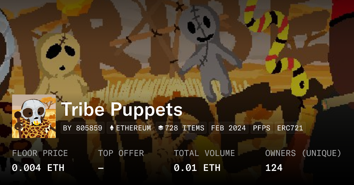 Tribe Puppets - Collection | OpenSea