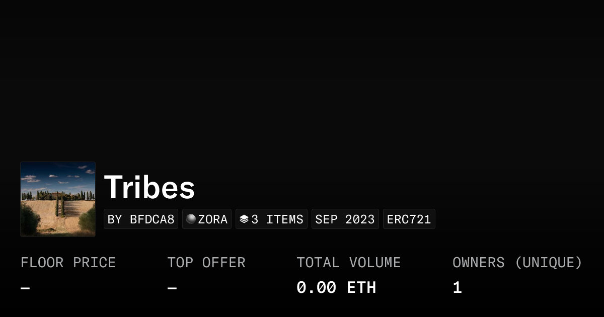 Tribes - Collection | OpenSea