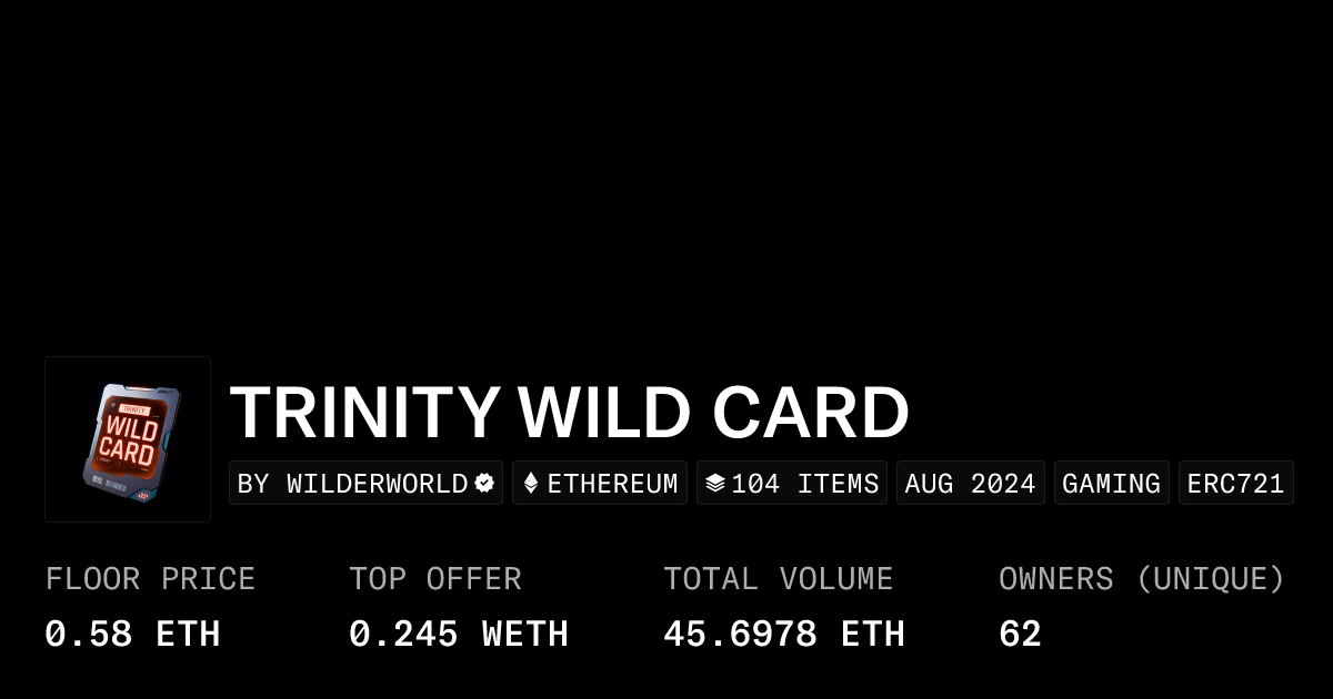TRINITY WILD CARD - Collection | OpenSea