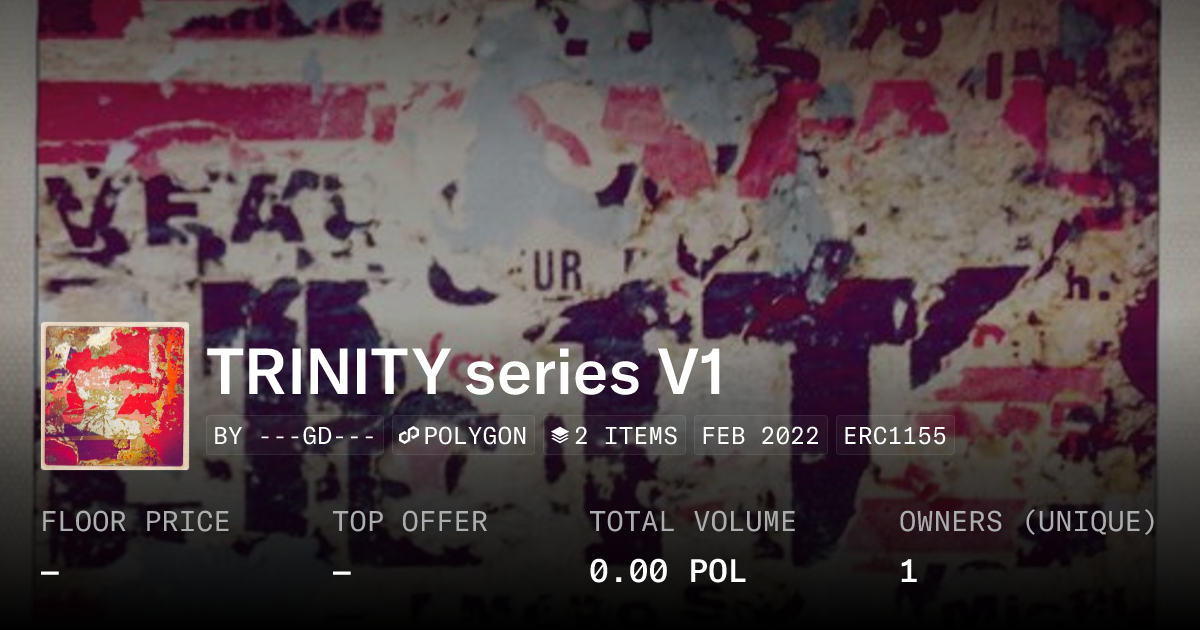 TRINITY series V1 - Collection | OpenSea