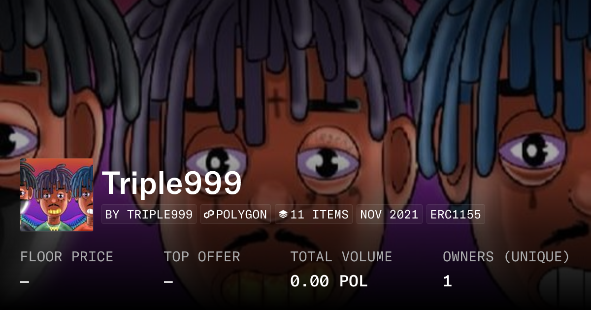 Triple999 - Collection | OpenSea